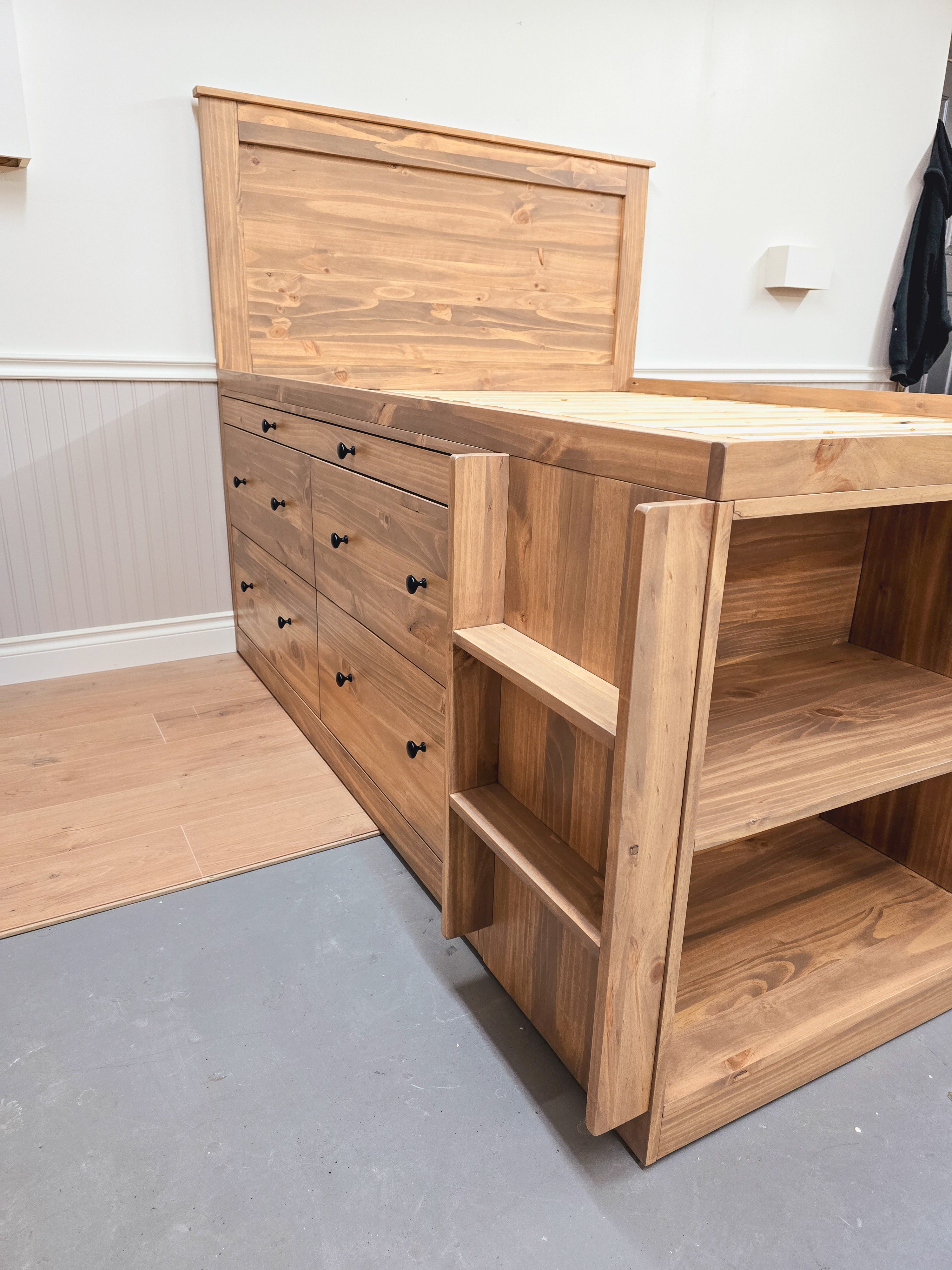 Sleep & Study Loft Bed – The wooden board
